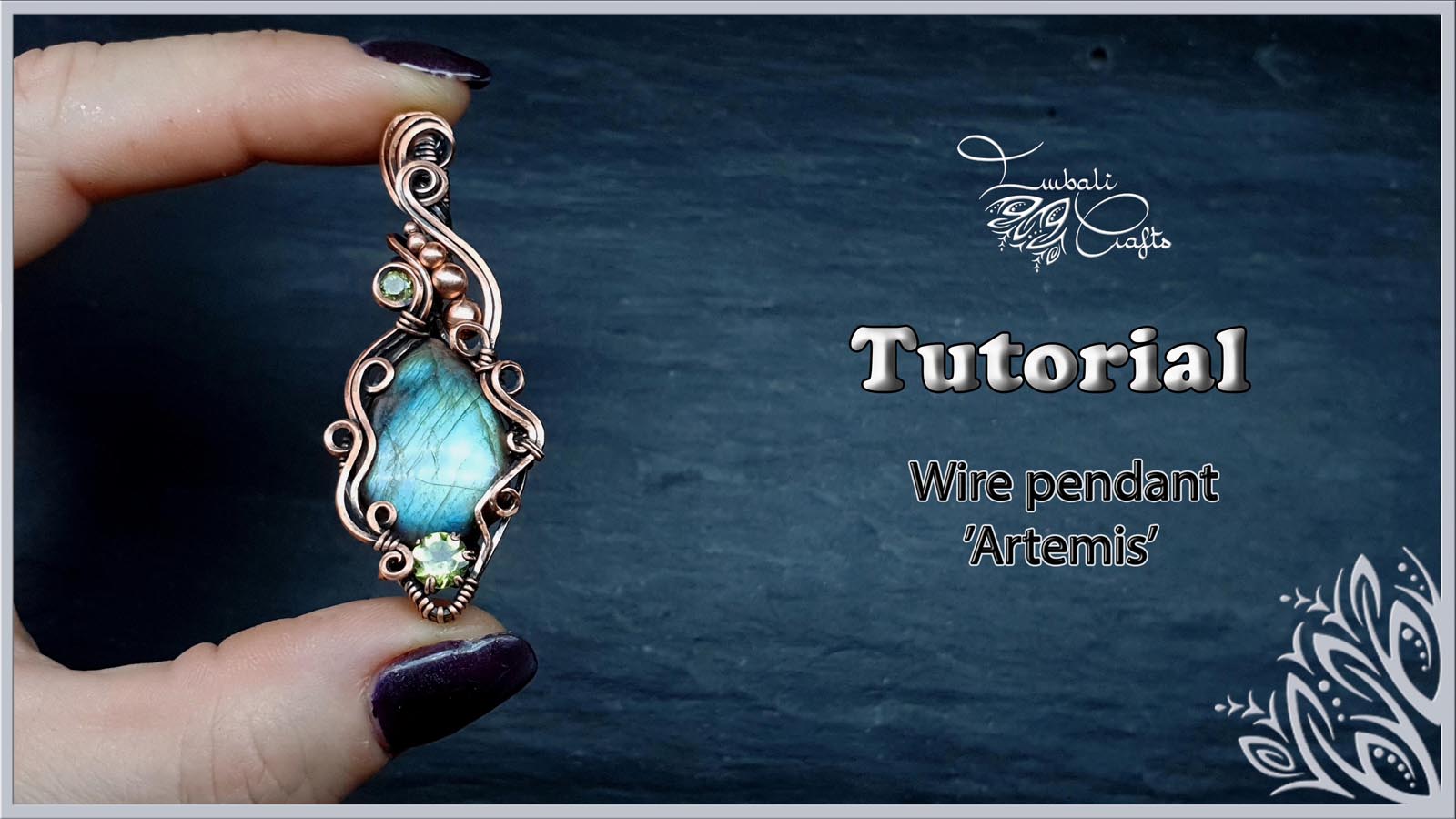 Artemis wire pendant video tutorial – Imbali Crafts