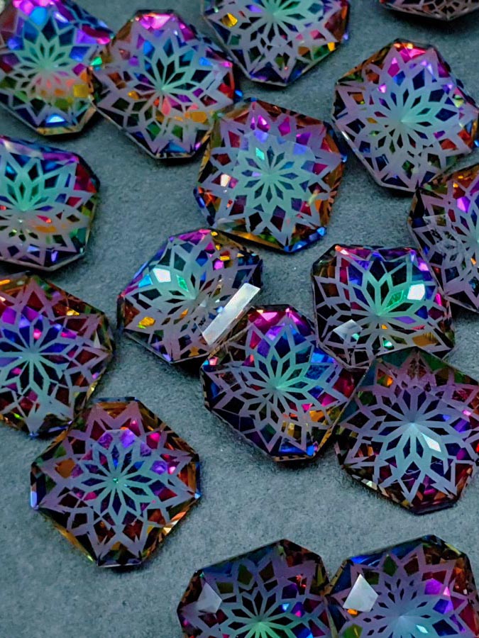 Square Glass Crystals Collection | Curated by Imbali Crafts