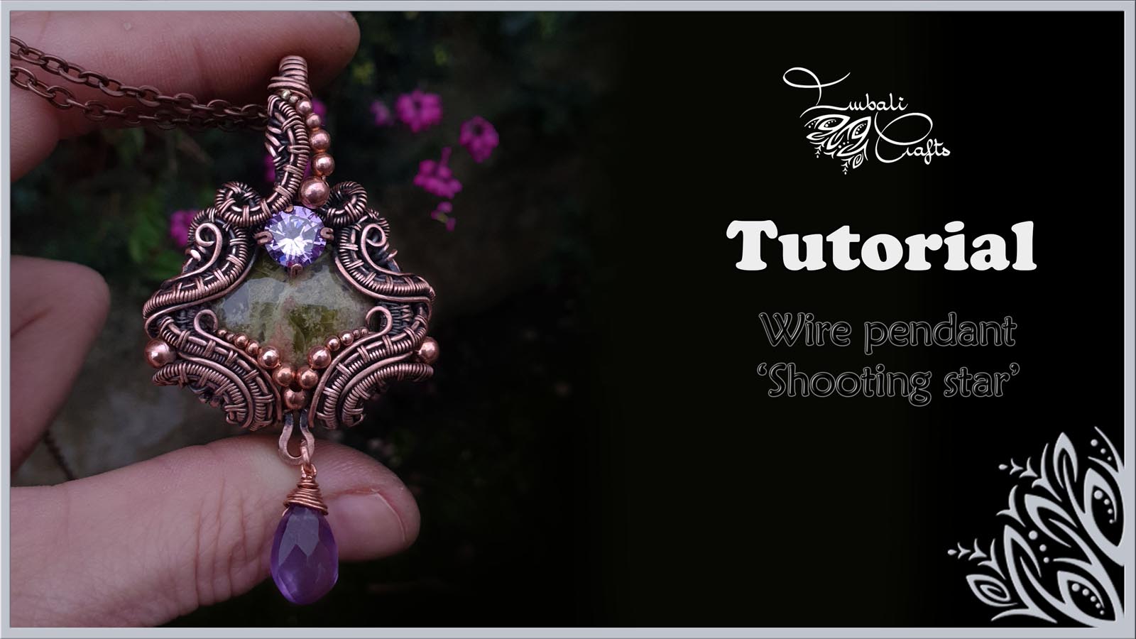 Shooting star wire pendant video tutorial – Imbali Crafts